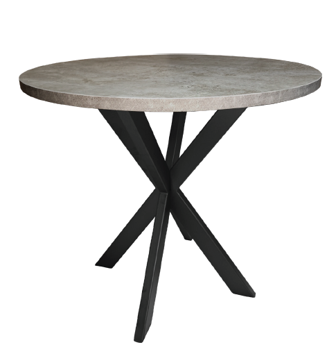 Round Dining Table - Grey – Fitzgibbon Interiors